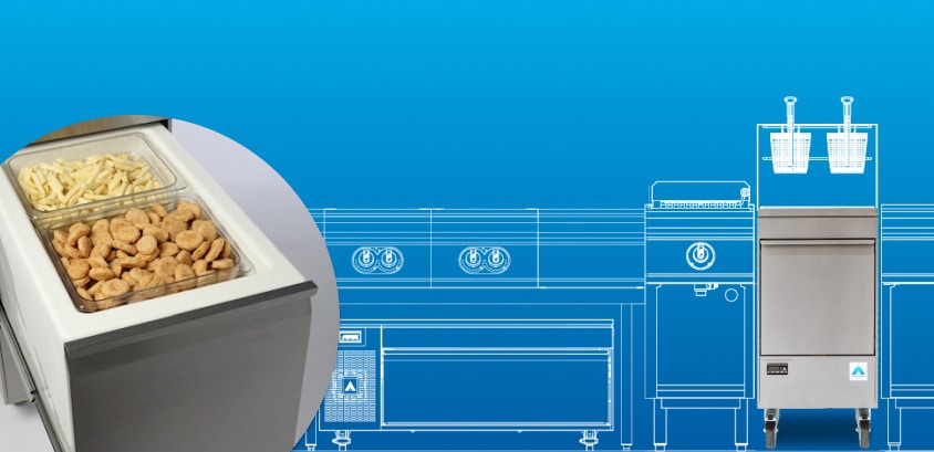 Space-Saving Compact Refrigerated Drawer for Professional Kitchens