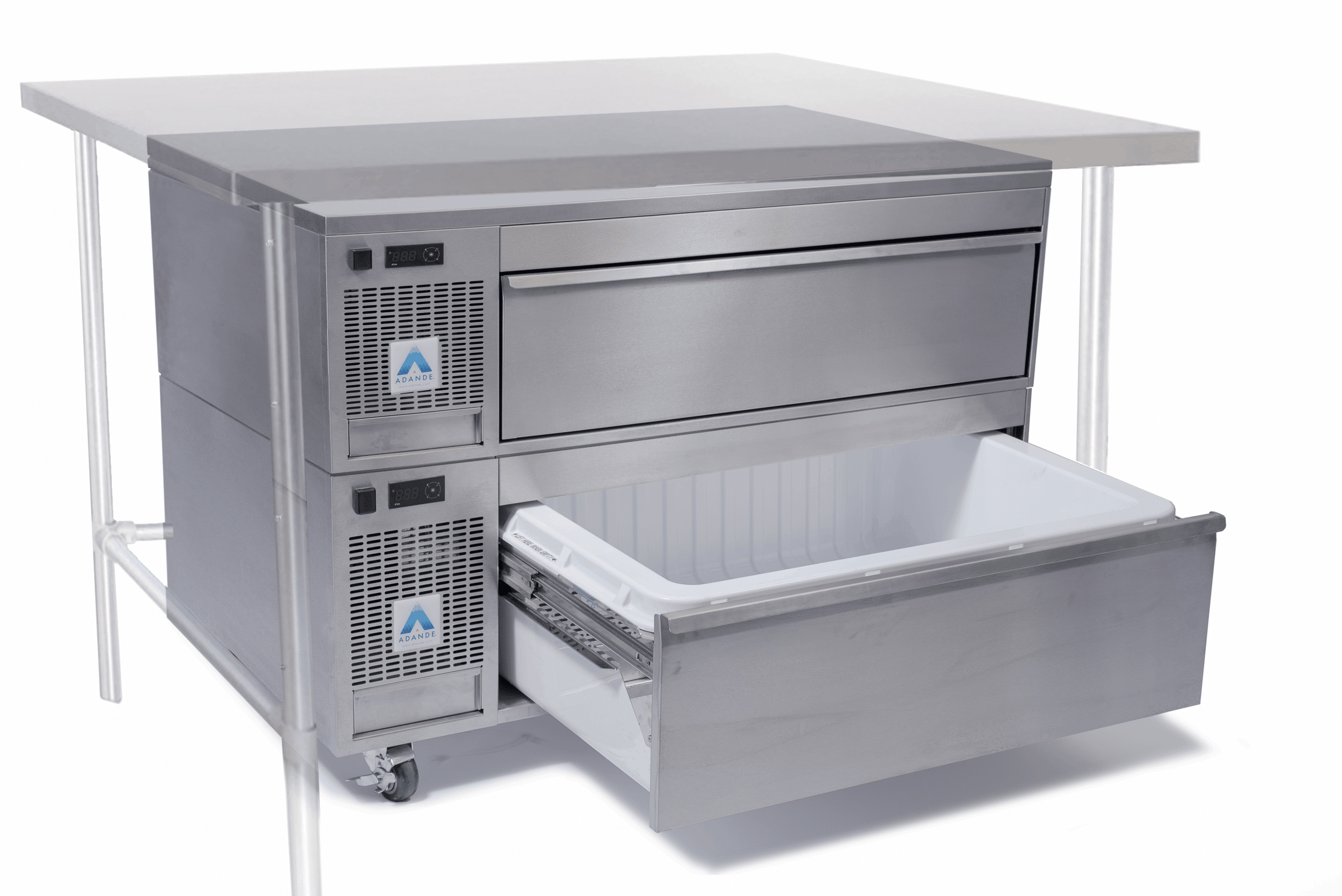 UNDER COUNTER - TWO DRAWER - COMBO UNIT - SVS2 SERIES - Adande USA
