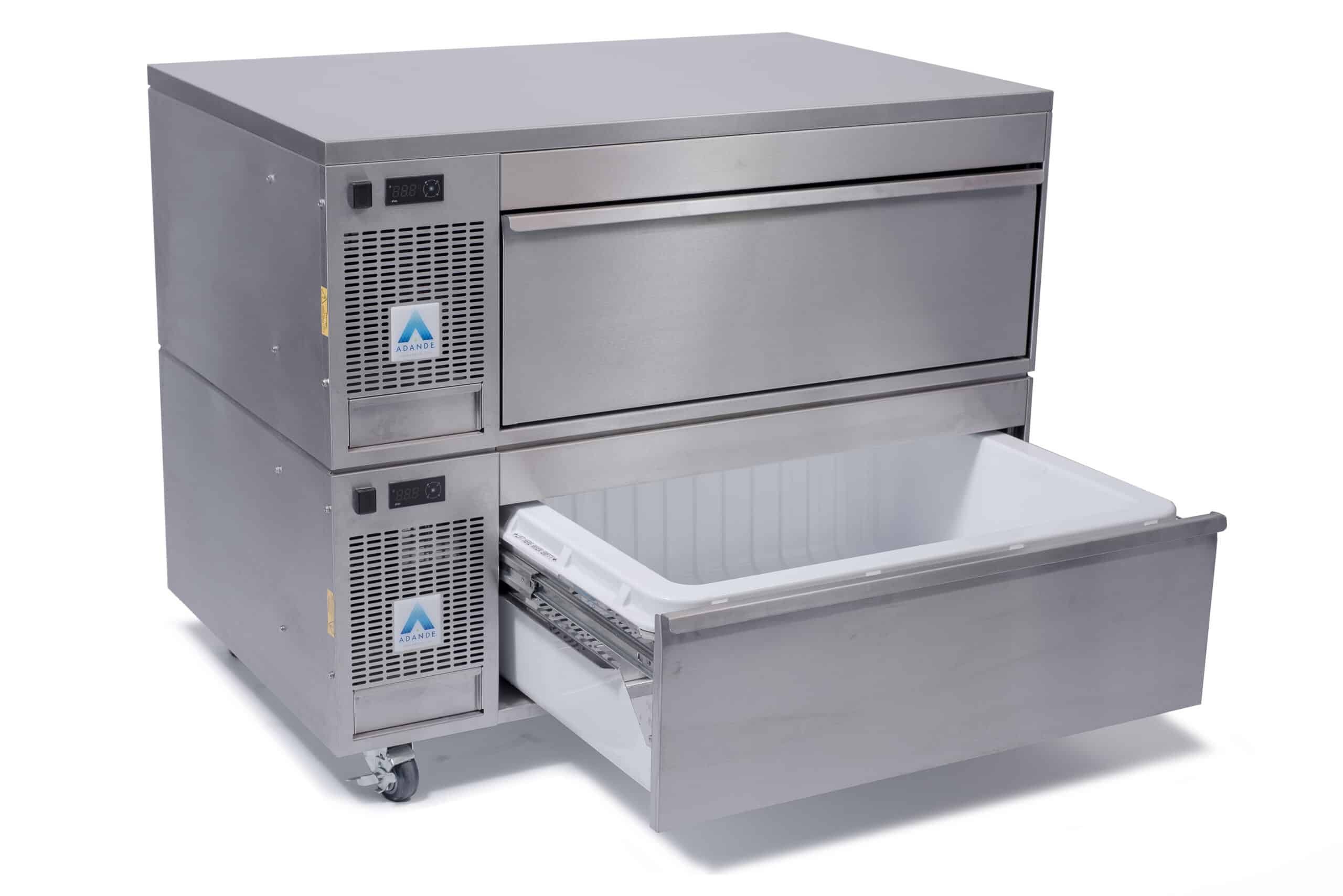 PREP STATION - DOUBLE DRAWER - SIDE ENGINE - VCS2 SERIES - Adande USA